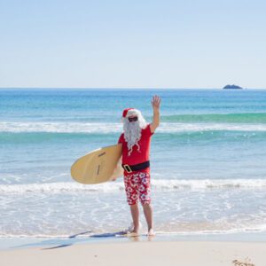 Santa on the Beach Christmas Photos - East Coast Australia